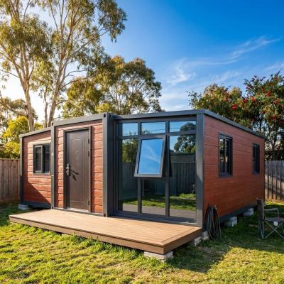 China 20ft Expandable Container House for New Zealand Off-Grid Cabins - Hybrid Security Design for sale