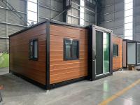 China 20ft Expandable Container House for California Premium ADUs - Smooth Amber Finish for sale