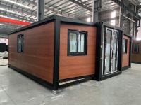 China 20ft Expandable Container House for UK Garden Annexes - Deep Mahogany Finish for sale