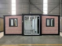 China 20ft Expandable Container House for Australian Granny Flats - Urban Brick Texture for sale