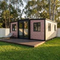 China 20ft Expandable Container House for Australian Granny Flats - Urban Brick Texture for sale