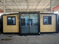 China 20ft Expandable Container House for California ADUs - Blonde Timber Finish for sale