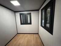 China 20ft Expandable Container House for California ADUs - Blonde Timber Finish for sale