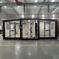 China 20ft Expandable Container House for Scenic Eco-Resorts - Panoramic Glass Facade for sale