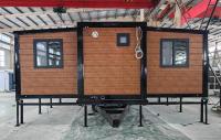 China 20ft Expandable Container House on Wheels for Relocatable Cabins - Mobile Chassis Edition for sale