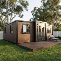 China 20ft Expandable Container House for German Suburban Annexes - Urban Brick Texture for sale