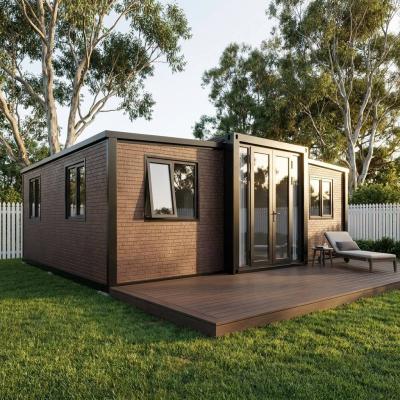 China 20ft Expandable Container House for German Suburban Annexes - Urban Brick Texture for sale