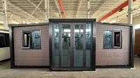 China 20ft Expandable Container House for German Suburban Annexes - Urban Brick Texture for sale