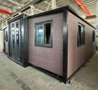 China 20ft Expandable Container House for German Suburban Annexes - Urban Brick Texture for sale