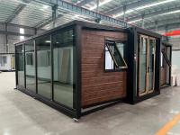 China 20ft Expandable Container House for French Vineyard Estates - Panoramic Dark Wood for sale