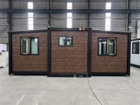 China 20ft Expandable Container House for French Vineyard Estates - Panoramic Dark Wood for sale