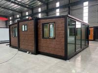 China 20ft Expandable Container House for French Vineyard Estates - Panoramic Dark Wood for sale