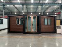 China 20ft Expandable Container House for French Vineyard Estates - Panoramic Dark Wood for sale