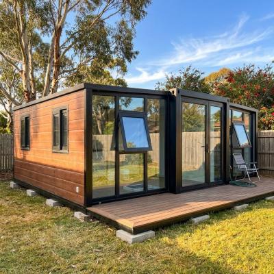 China 20ft Expandable Container House for Spanish Coastal Villas - Ventilated Timber Pod for sale