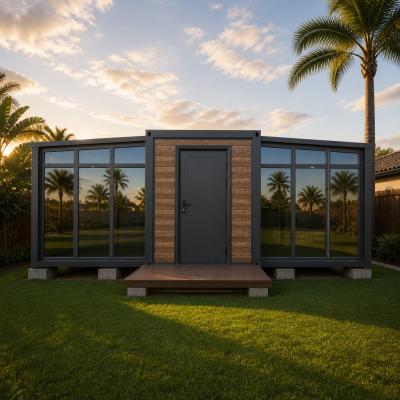China 20ft Expandable Container House for New Zealand Off-Grid Cabins - Hybrid Security Design for sale