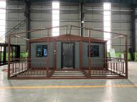 China 20ft Expandable Container House for Portugal Coastal Villas - Shaded Canopy Edition for sale