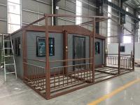 China 20ft Expandable Container House for Portugal Coastal Villas - Shaded Canopy Edition for sale