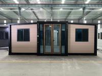 China 20ft Expandable Container House for German Suburban Annexes - Cream & Black Modernism for sale