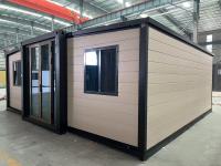 China 20ft Expandable Container House for German Suburban Annexes - Cream & Black Modernism for sale