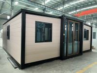 China 20ft Expandable Container House for German Suburban Annexes - Cream & Black Modernism for sale