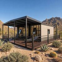 China 20ft Expandable Container House for Spanish Off-Grid Glamping - Extended Pavilion Design for sale