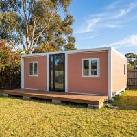 China 20ft Expandable Container House for Italian Agriturismo Estates - Terracotta Classic for sale