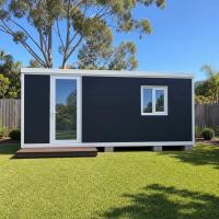 China 20ft Expandable Container House for Swedish Minimalist Retreats - Charcoal & White Contrast for sale