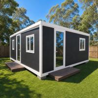 China 20ft Expandable Container House for Swedish Minimalist Retreats - Charcoal & White Contrast for sale