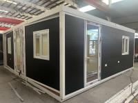 China 20ft Expandable Container House for Swedish Minimalist Retreats - Charcoal & White Contrast for sale