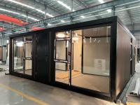 China 20ft Expandable Container House for German Eco-Studios - Hybrid Timber & Glass for sale