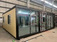 China 20ft Expandable Container House for Dutch Guest Pavilions - Luminous Beige Design for sale