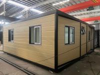 China 20ft Expandable Container House for Dutch Guest Pavilions - Luminous Beige Design for sale