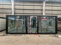 China 20ft Expandable Container House for Dutch Guest Pavilions - Luminous Beige Design for sale
