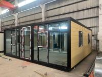 China 20ft Expandable Container House for Dutch Guest Pavilions - Luminous Beige Design for sale