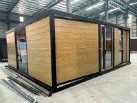 China 20ft Expandable Container House for European Eco-Resorts - Panoramic Light Wood for sale