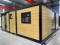 China 20ft Expandable Container House for European Eco-Resorts - Panoramic Light Wood for sale