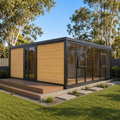 China 20ft Expandable Container House for Australian Backyard Additions - Semi-Transparent Sunroom for sale