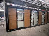 China 20ft Expandable Container House for California ADUs - Modern Amber Wood for sale
