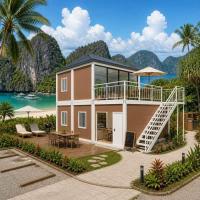 China Tropical Resort Container Villa for Coastal Hospitality and Island Tourism Projects for sale