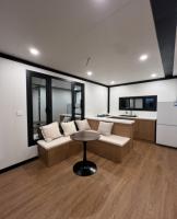 China 20FT Gable Roof Expandable Container House 5900x6700x2560mm 75mm EPS Wall SPC Flooring for Living Rental Resort for sale