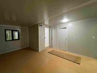 China 20ft Expandable Container House with Grey Cladding, White Frame and Glass Sliding Doors for sale