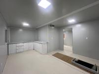 China 20ft Expandable Container House with Grey Cladding and Fitted Kitchen Cabinets for sale