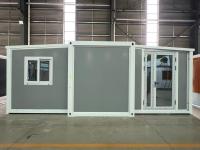 China 20ft Expandable Container House with Grey Cladding and Fitted Kitchen Cabinets for sale