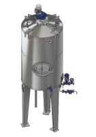 China Silver Anti Corrosion 2500L Oil Storage Tank for sale