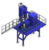 China Stainless Steel 37kw 1000kg/H Hammer Mill Unit for sale