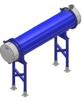 China 1000mm Diameter 90sq Shell Tube Condenser for sale