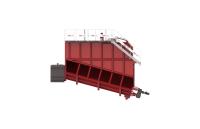 China Corrosion Resistant 35m3 2*5.5kw Raw Material Hopper for sale
