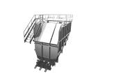 China Carbon Steel 3*7.5kw 45m3 Raw Material Hopper for sale