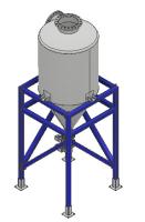 China 600mm Diameter SS Vertical Cyclone Separator for sale