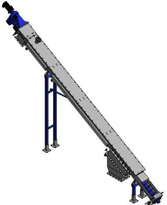 China 7500mm Length 2.2kw Tubular Screw Conveyor for sale